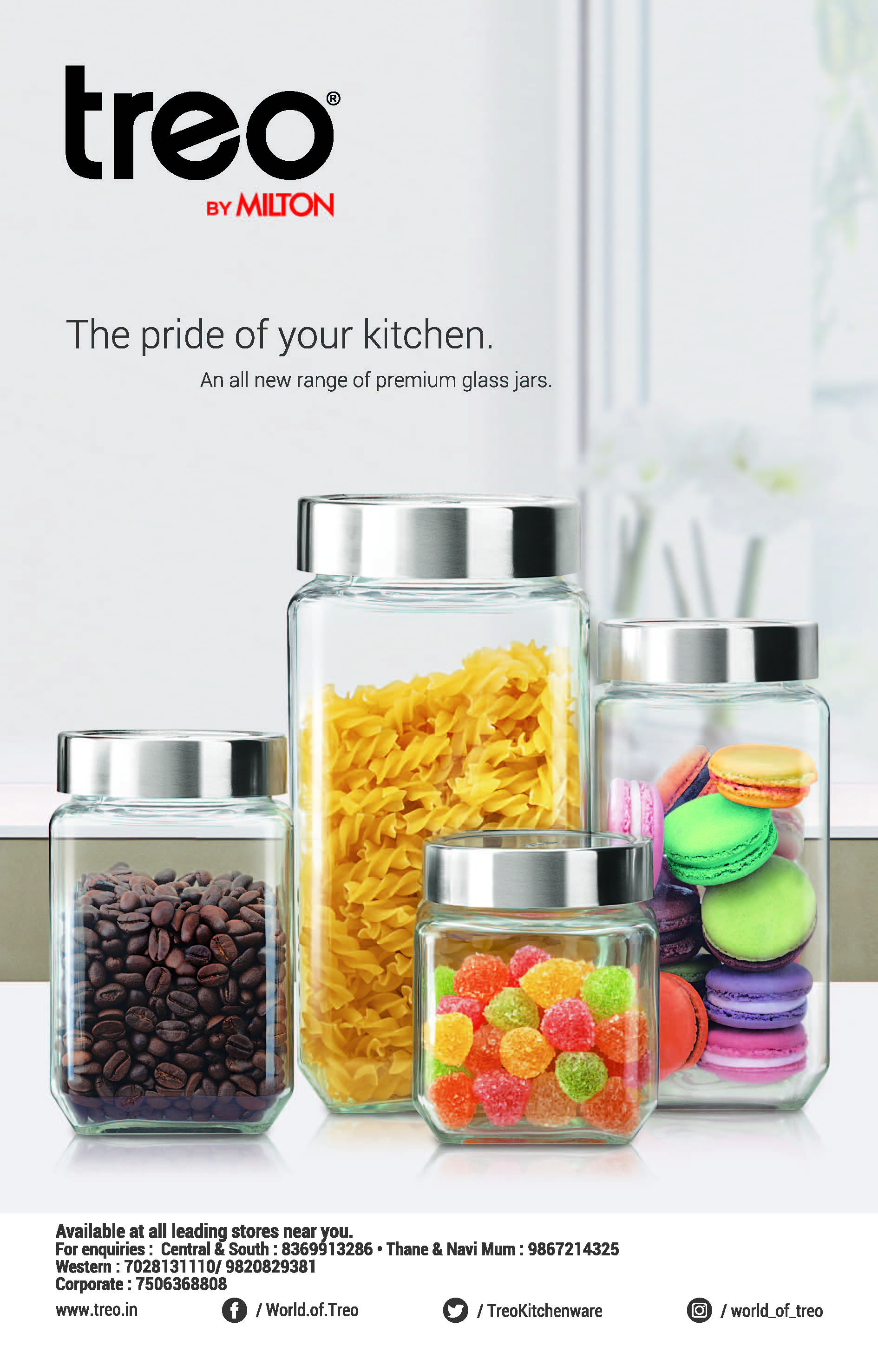 Print Ads | Glassware, Cookware, and Containers | Treo by Milton